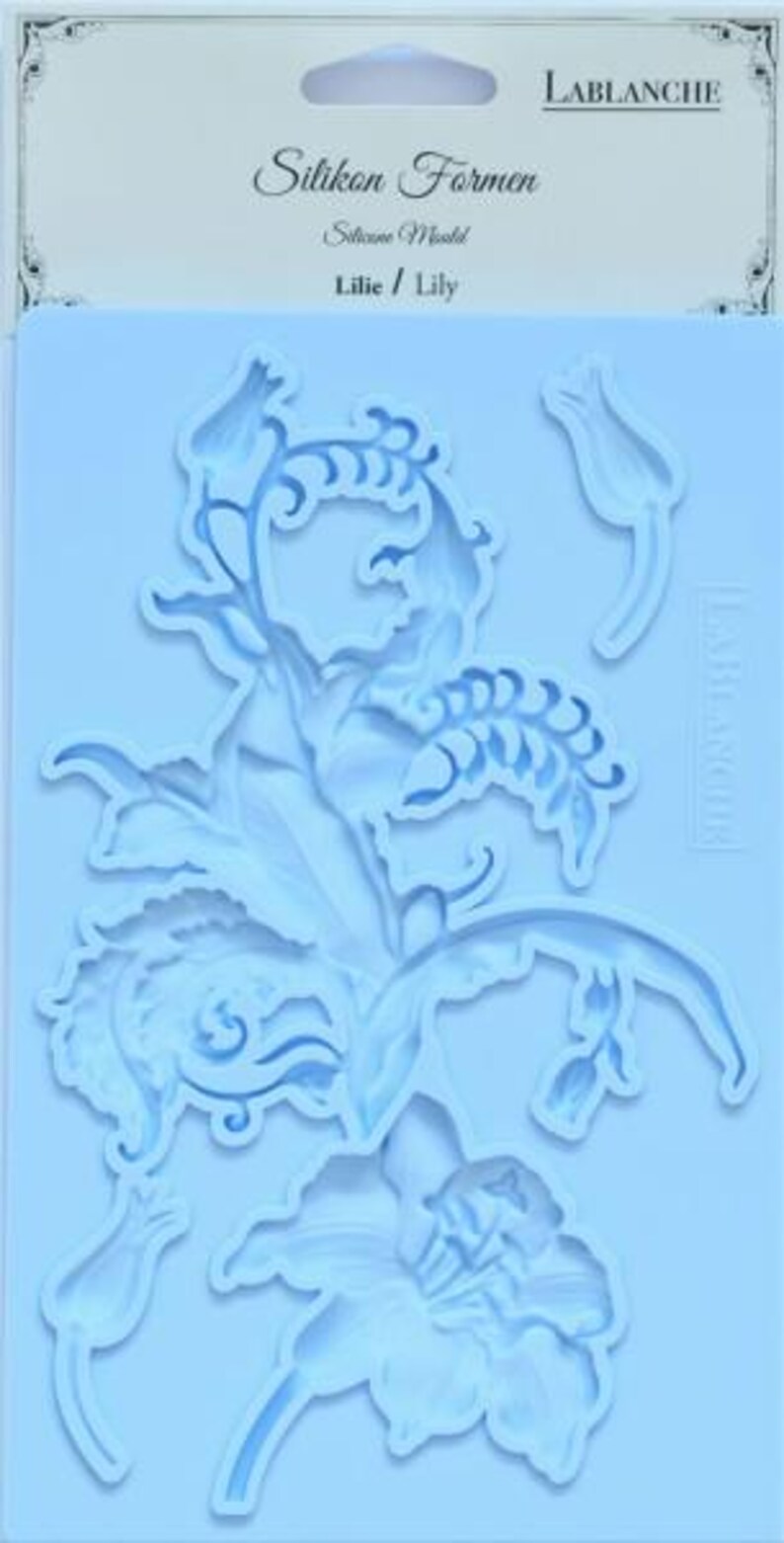 Lily Mold - Lablanche Lily Flower Mold - Silicone Mold, Casting Mold ...