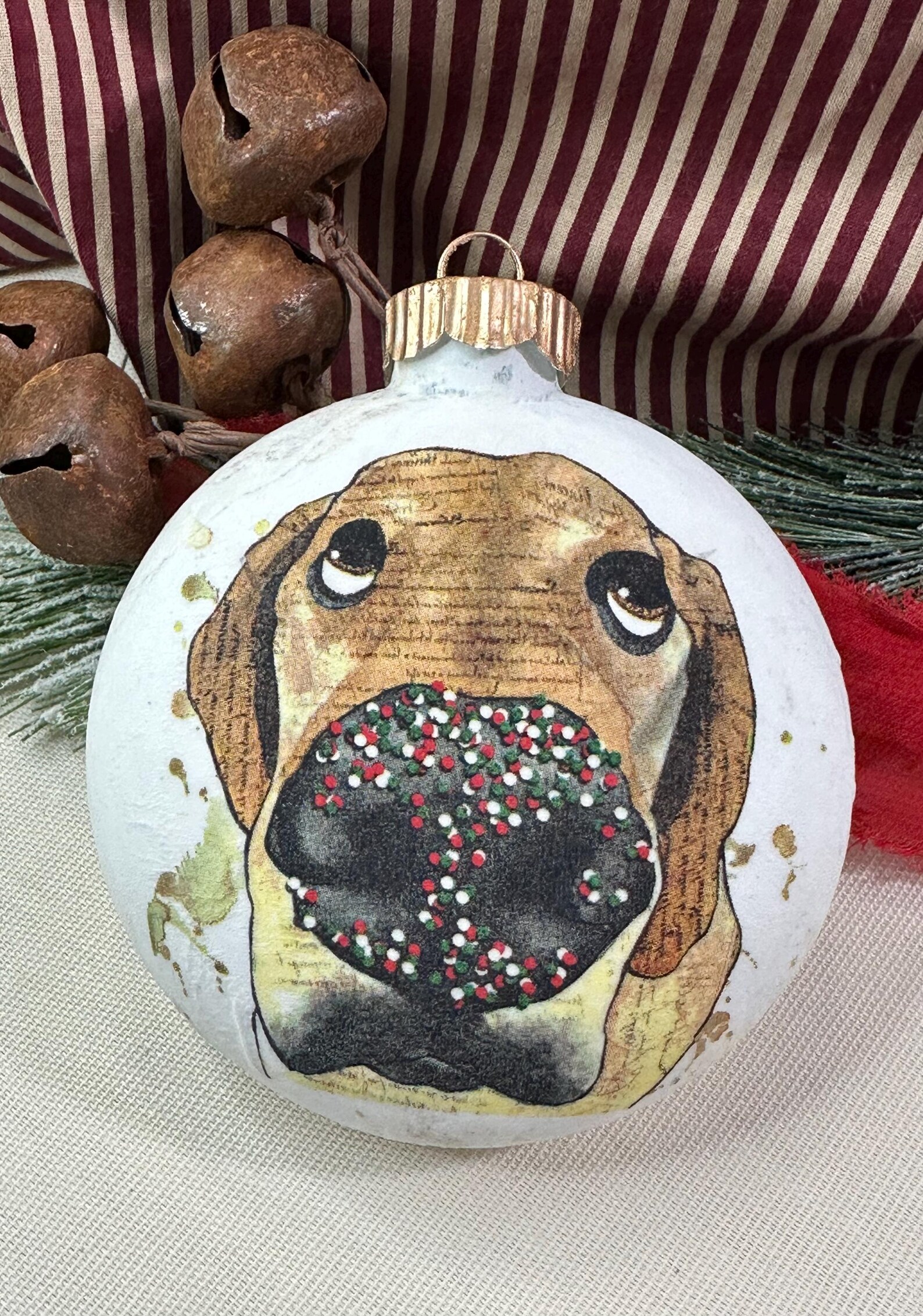 Christmas Furry Friends, Decoupage Napkins - Puppy Napkins, Christmas ...