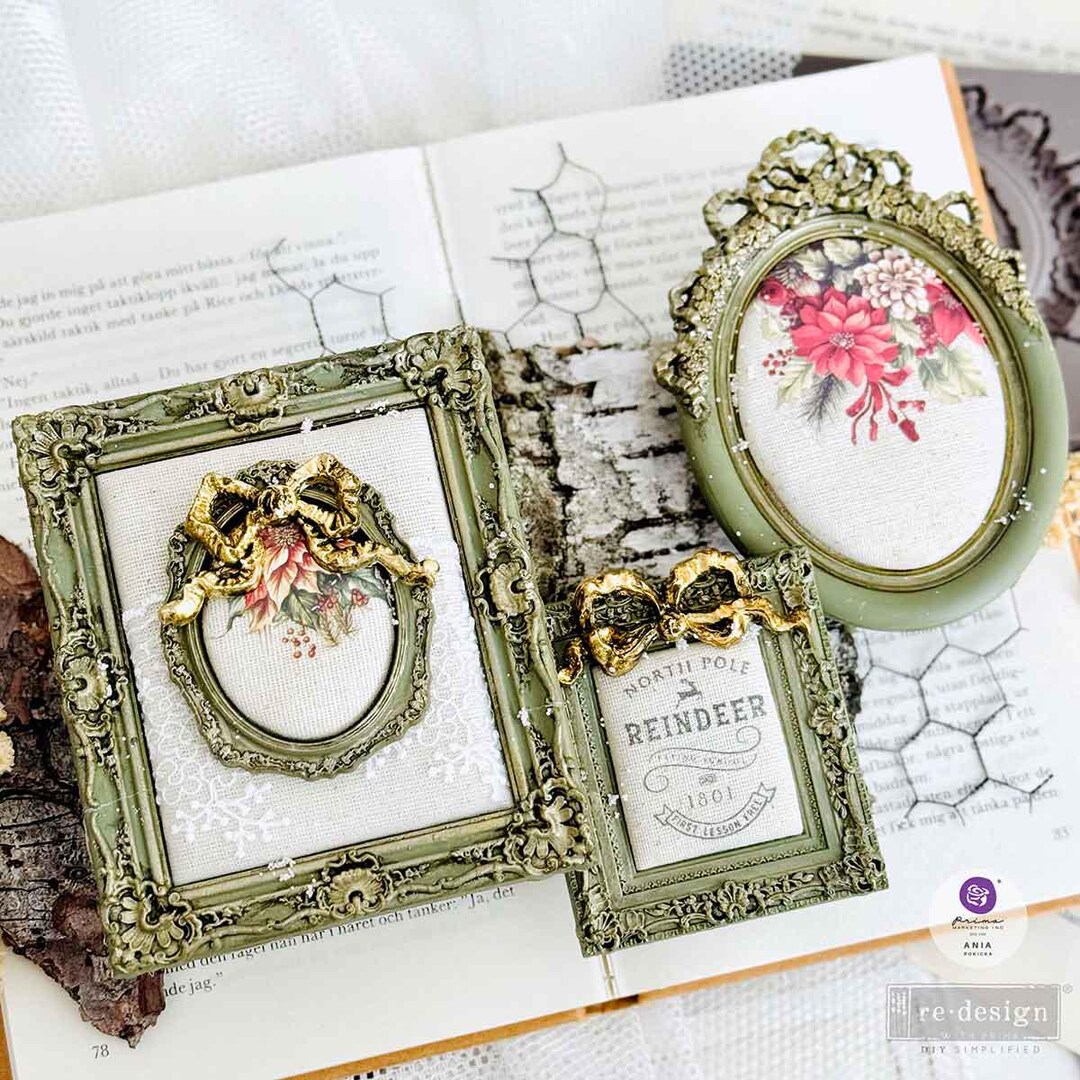Ornate Legacy Frame Silicone Mold - Redesign With Prima - Etsy