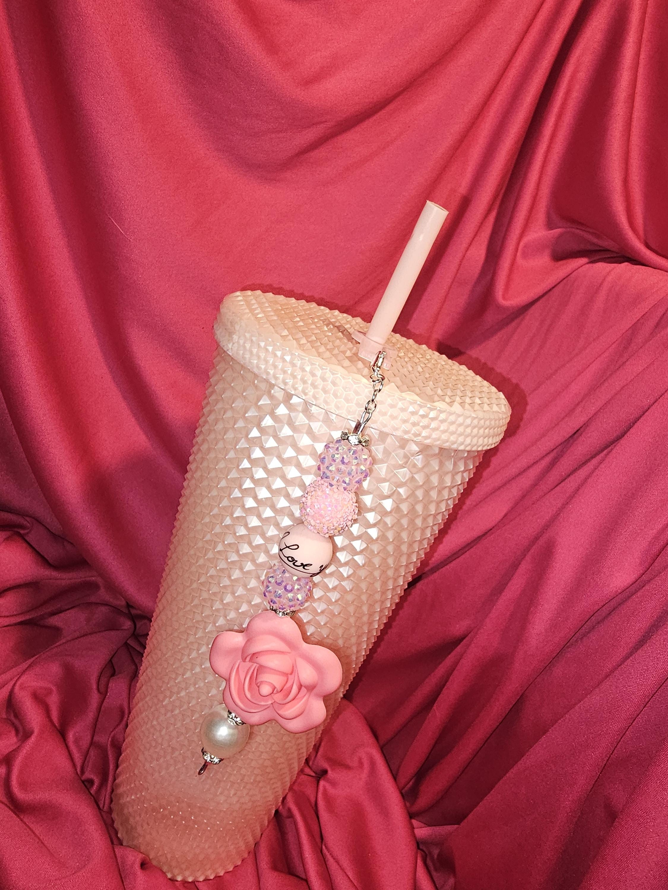 Rose Valentines Day Straw Topper - Etsy