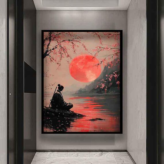Beroemde Japanse Schilderijen Samurai