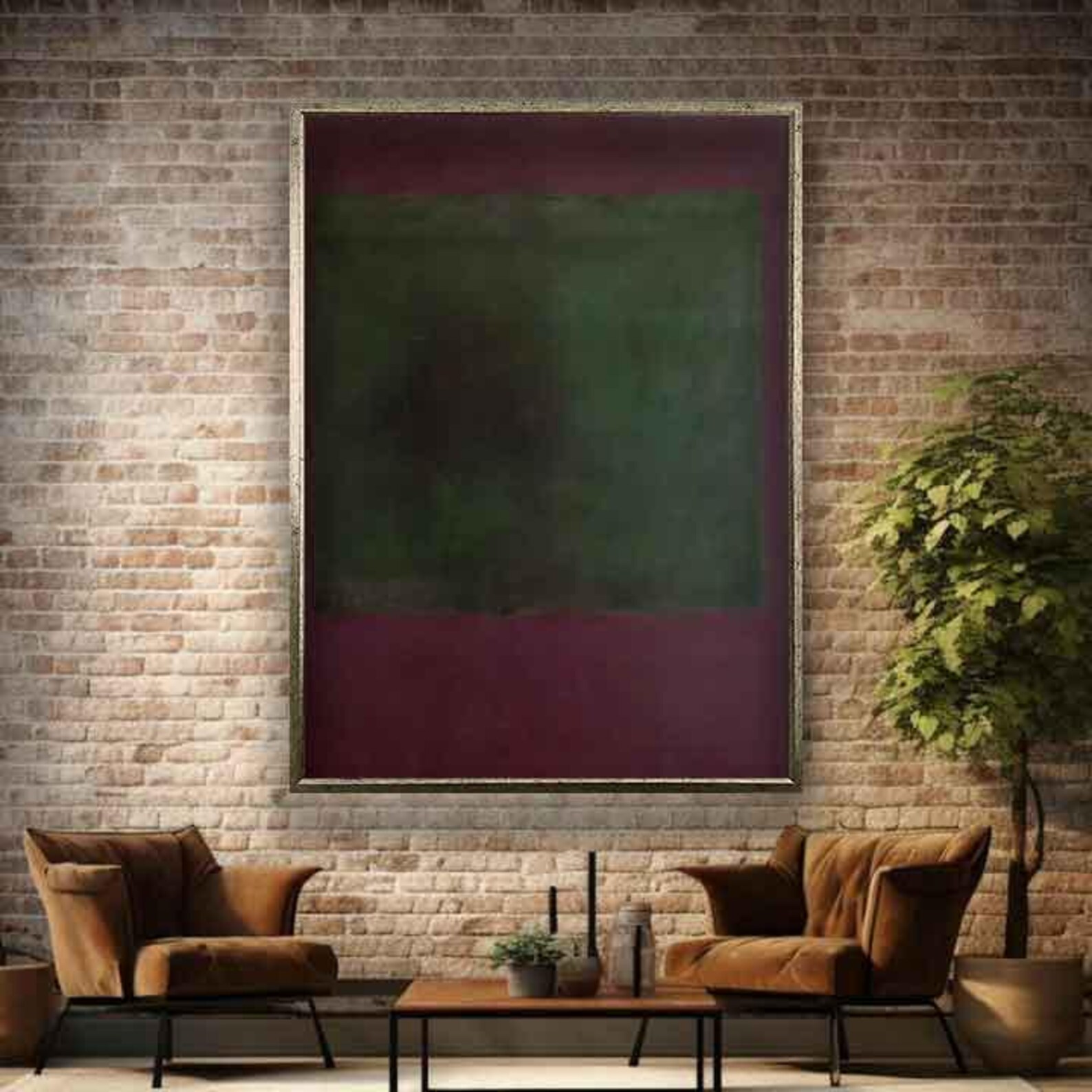 Mark Rothko Green Painting, Purple Mark Rothko Art, Mark Rothko Print ...