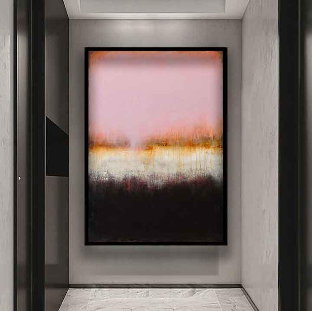 Mark Rothko Pink Painting, Black Mark Rothko Art, Mark Rothko Print ...