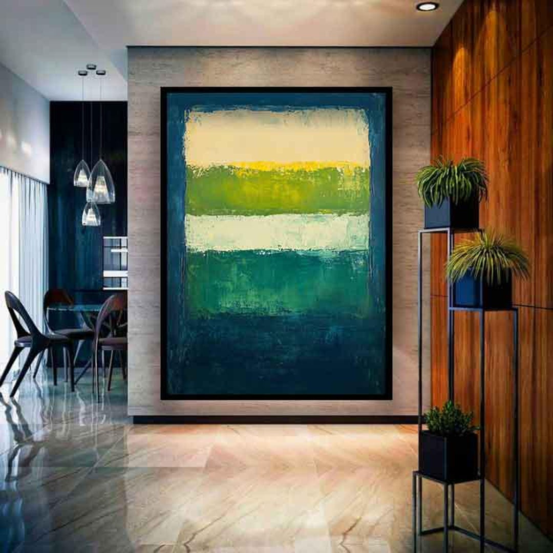 Mark Rothko Green Painting, Green Mark Rothko Painting, Mark Rothko ...