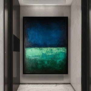 Mark Rothko Green Painting, Blue Mark Rothko Painting, Mark Rothko Wall ...