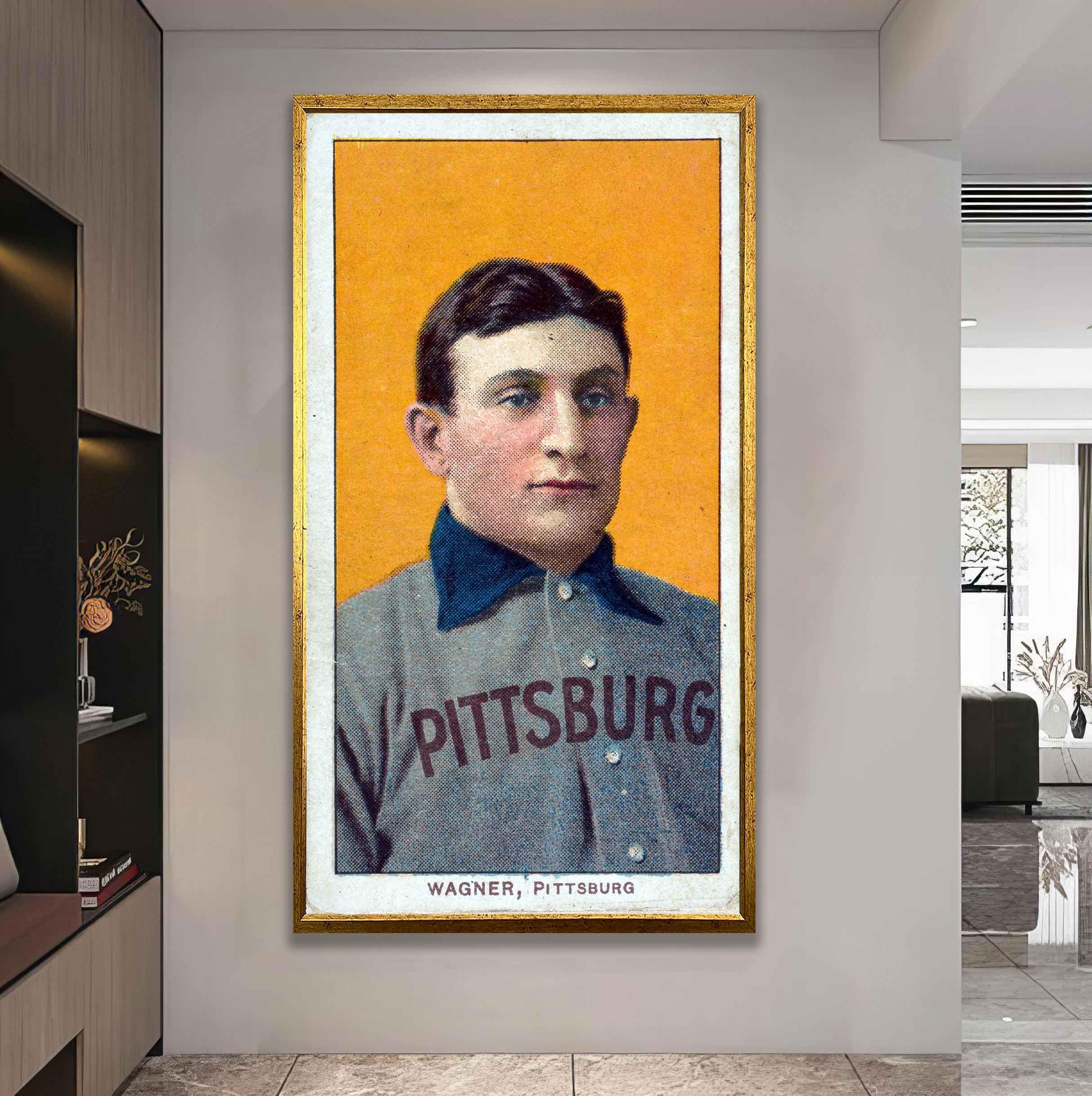 Honus Wagner T206 Tobacco Card Reproduction Canvas Print Honus Wagner