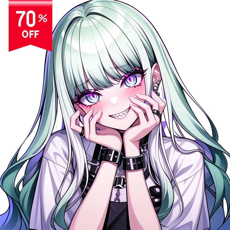 CUSTOM PFP PFP Chibi Social Media Profile Picture Art for Twitch ...