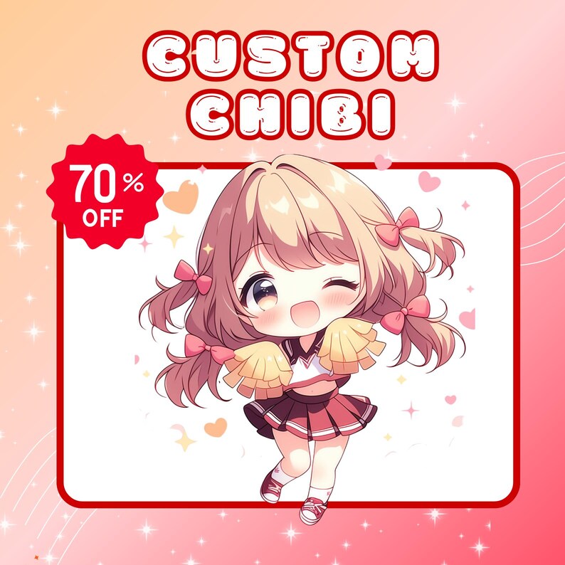 Custom Chibi Anime Original Character Anime Chibi Logo High Quality ...