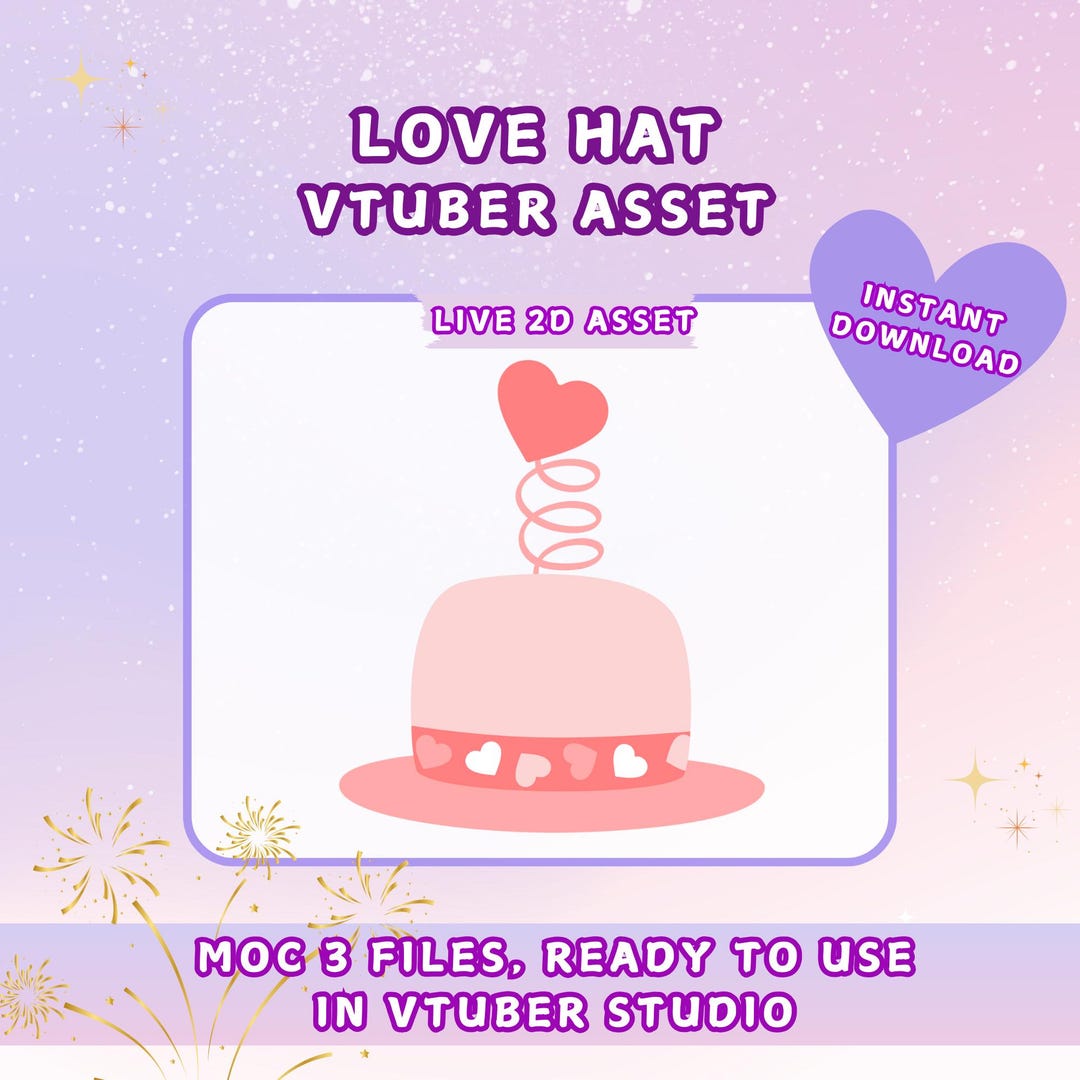 Vtuber Assets: Valentine's Sweethearts, Heart Headbands, Heart Arrows ...
