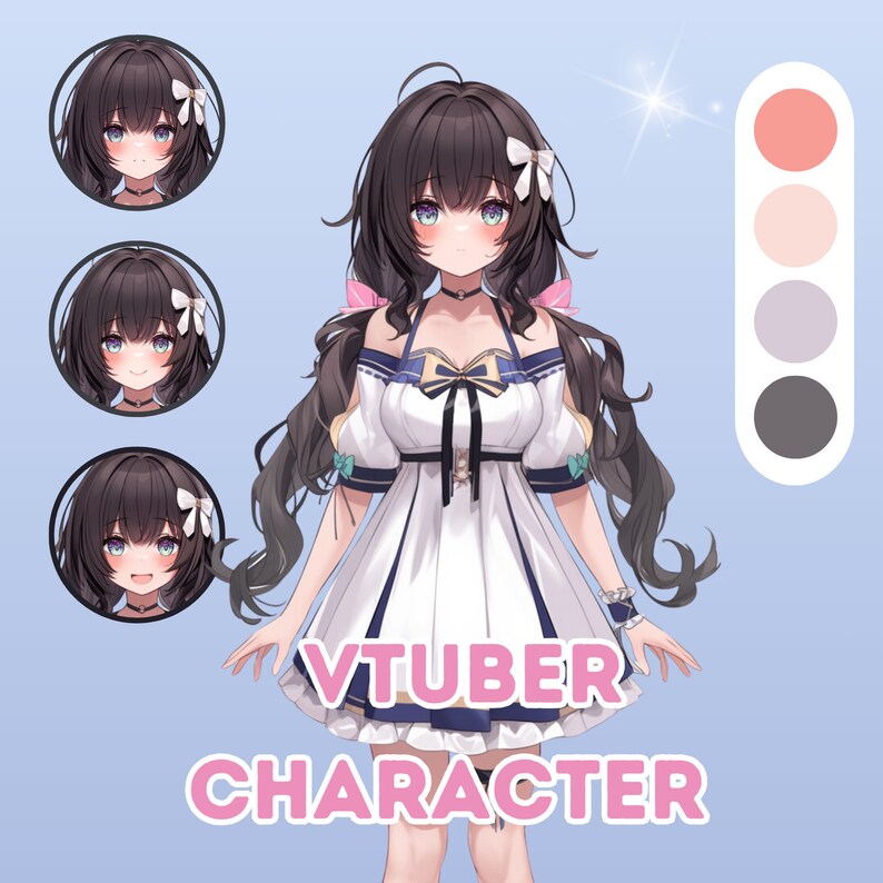 Custom Live2d Vtuber Commission Custom Vtuber Model for Commercial Use ...