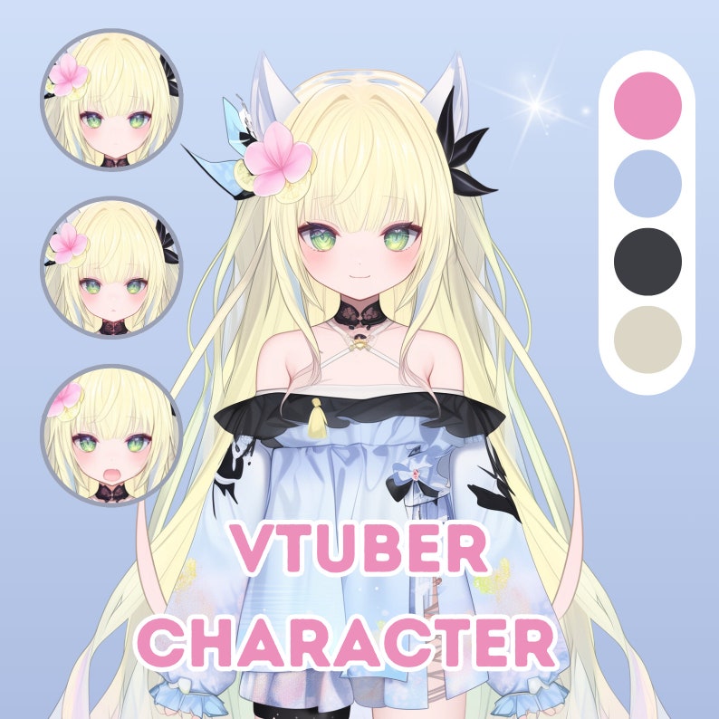 Custom Live2d Vtuber Commission Custom Vtuber Model for Commercial Use ...
