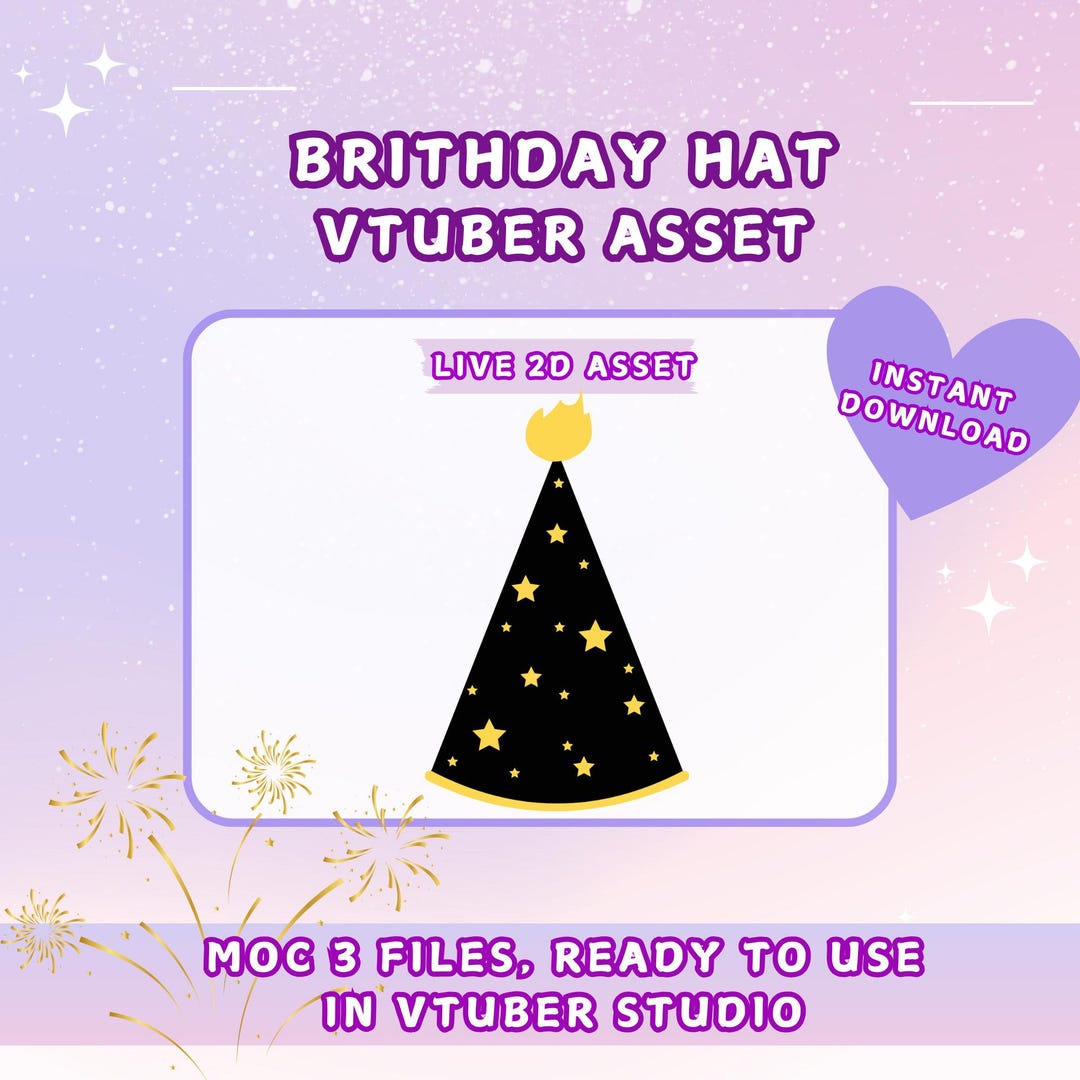 Vtuber Asset, New Year's Gift, Rigged Goggles, Cyberpunk Style, Basic ...