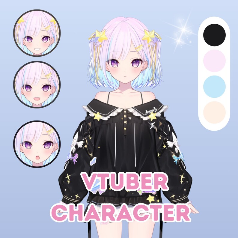 Custom Live2d Vtuber Commission Custom Vtuber Model for Commercial Use ...