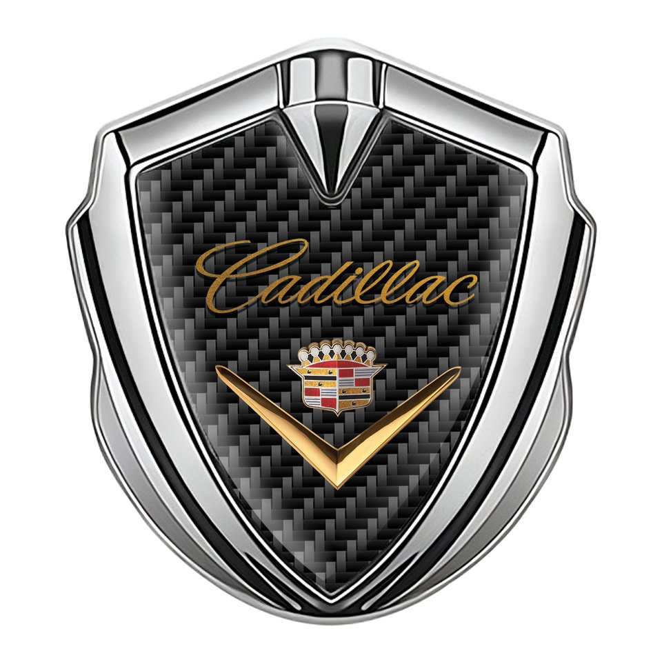 Cadillac Emblem Side Badge Logo Premium Quality Handmade Metal Fender ...