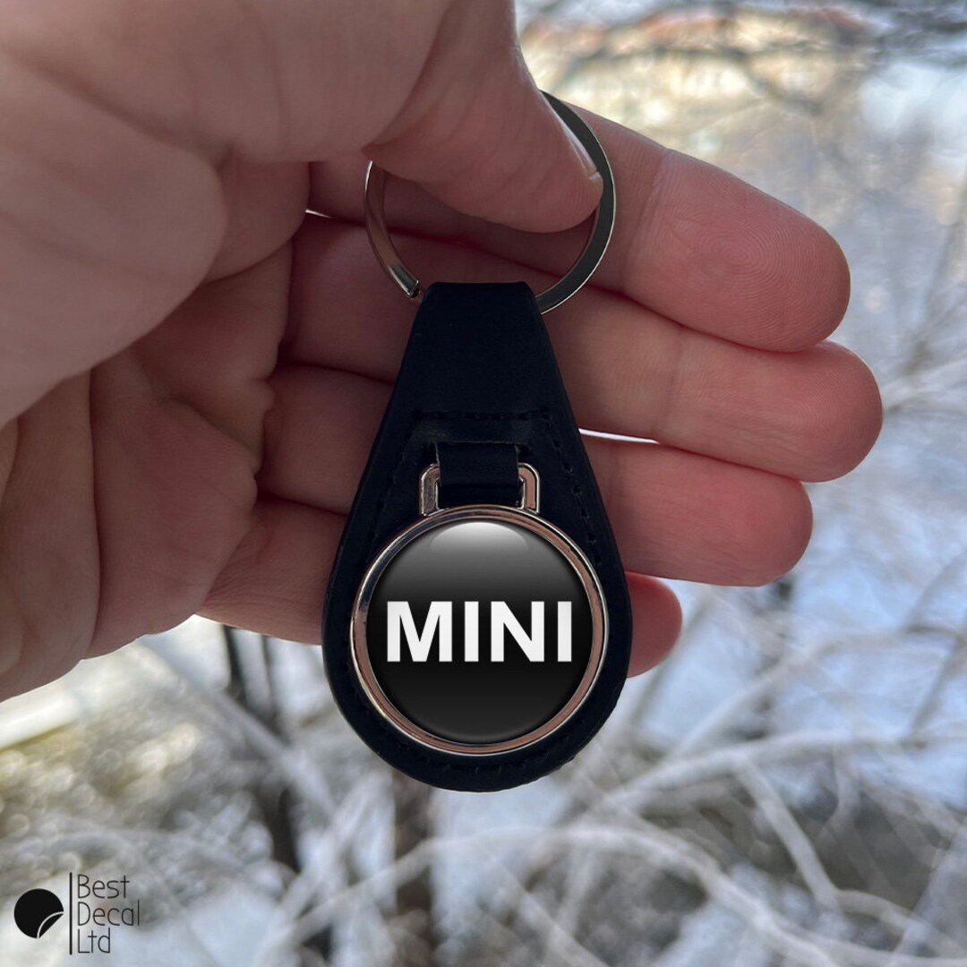 MINI Cooper Keychain | Handmade Leather Keyholder | Premium Quality Key ...