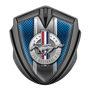 Mustang Emblem | Side Badge Logo | Premium Quality Handmade Metal ...