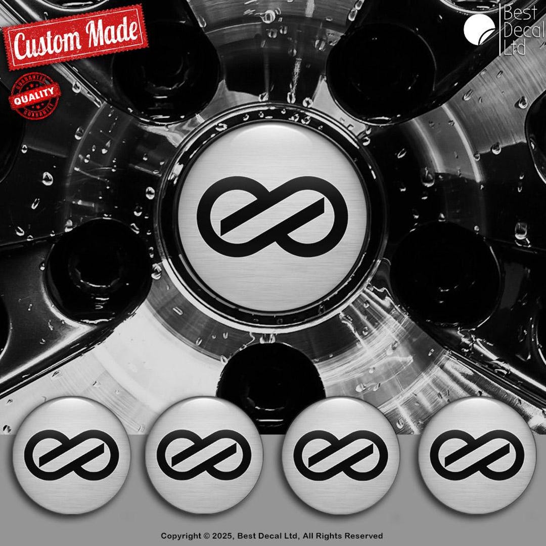 Set of 4 Enkei Decals Center Wheel Cap Stickers Custom Handmade Rim ...