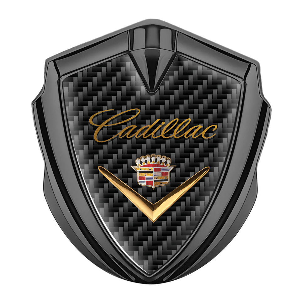 Cadillac Emblem Side Badge Logo Premium Quality Handmade Metal Fender ...