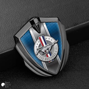 Mustang Emblem | Side Badge Logo | Premium Quality Handmade Metal ...