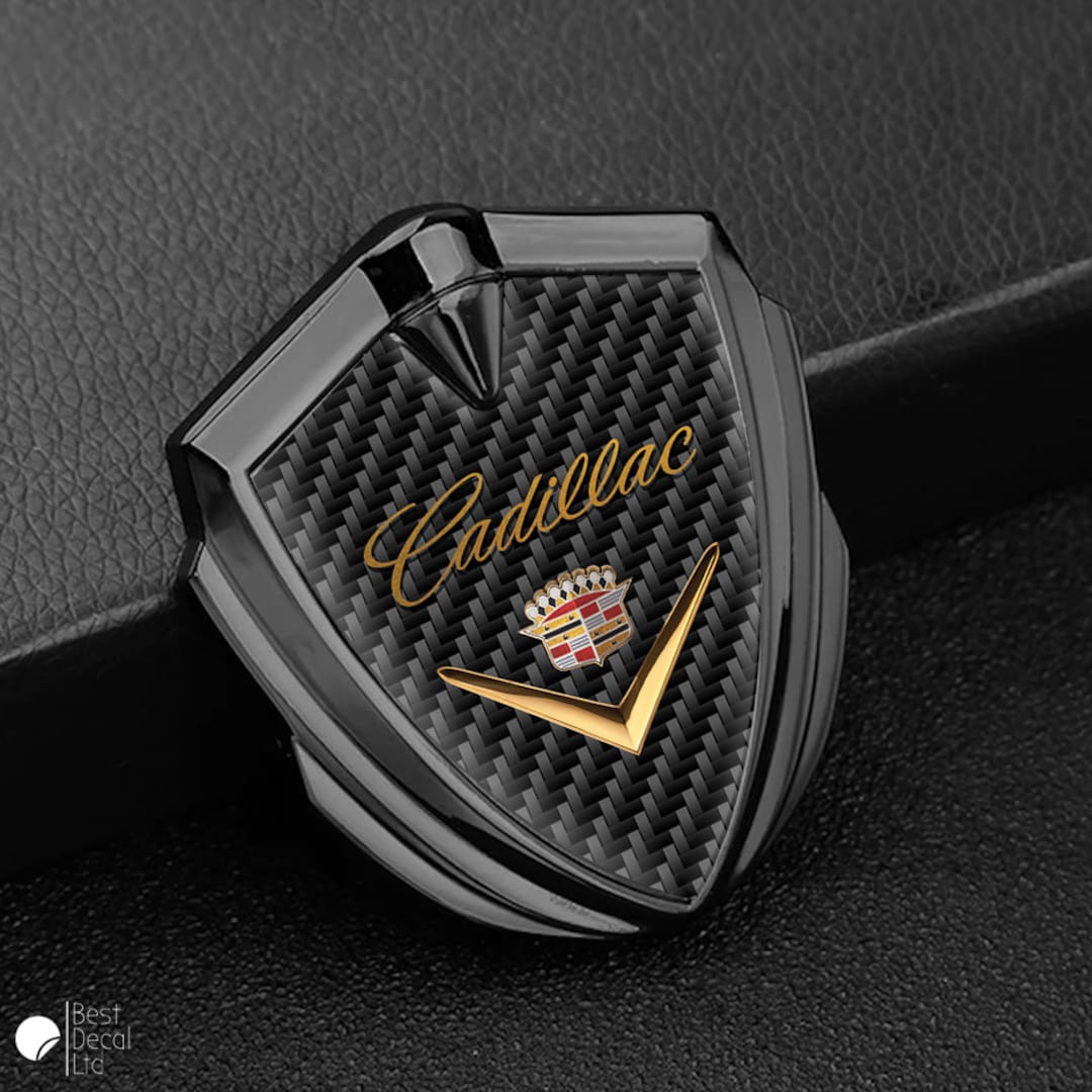 Cadillac Emblem | Side Badge Logo | Premium Quality Handmade Metal ...