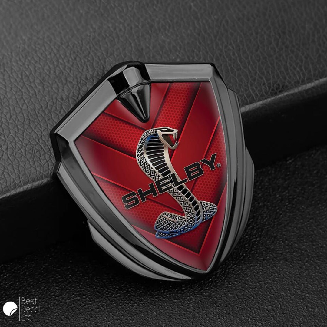 Shelby Emblem | Side Badge Logo | Premium Quality Handmade Metal Fender ...