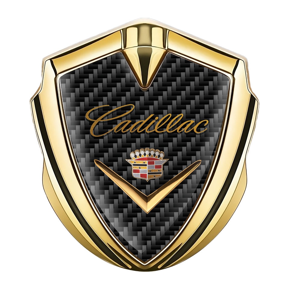 Cadillac Emblem Side Badge Logo Premium Quality Handmade Metal Fender ...