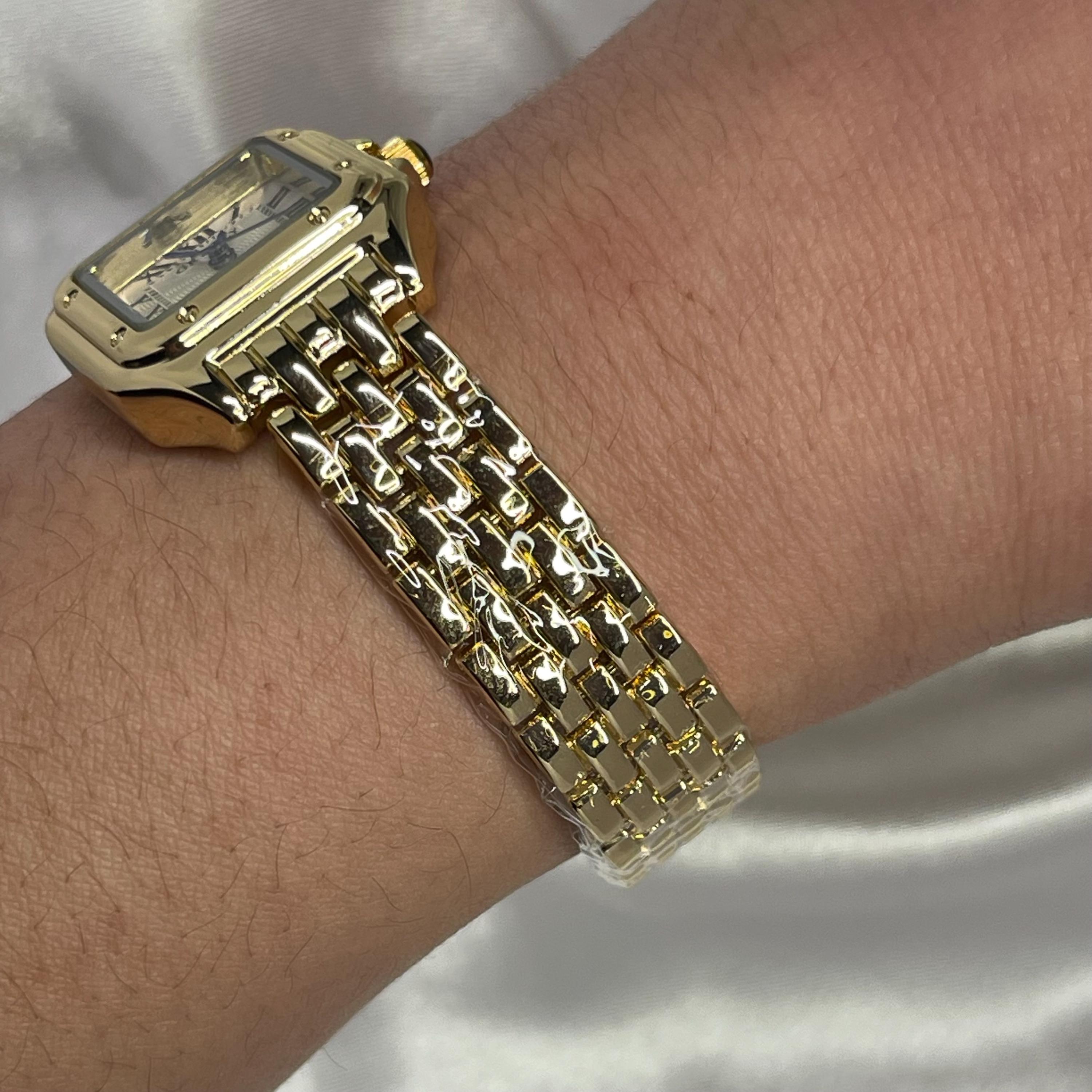Women's Dainty Gold Tank Style Watch Y2K -new - Etsy