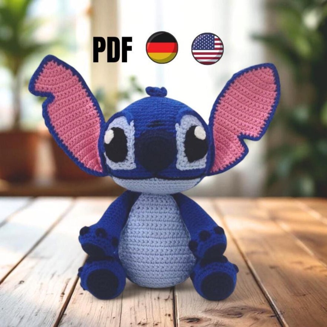 Stitch Crochet Pattern, PDF Pattern, Lilo & Stitch Movie, Amigurumi ...