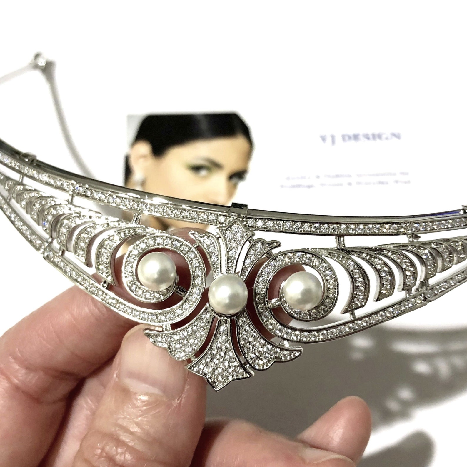 Gatsby Wedding Tiara Art Deco Bridal Tiara Vintage Style - Etsy