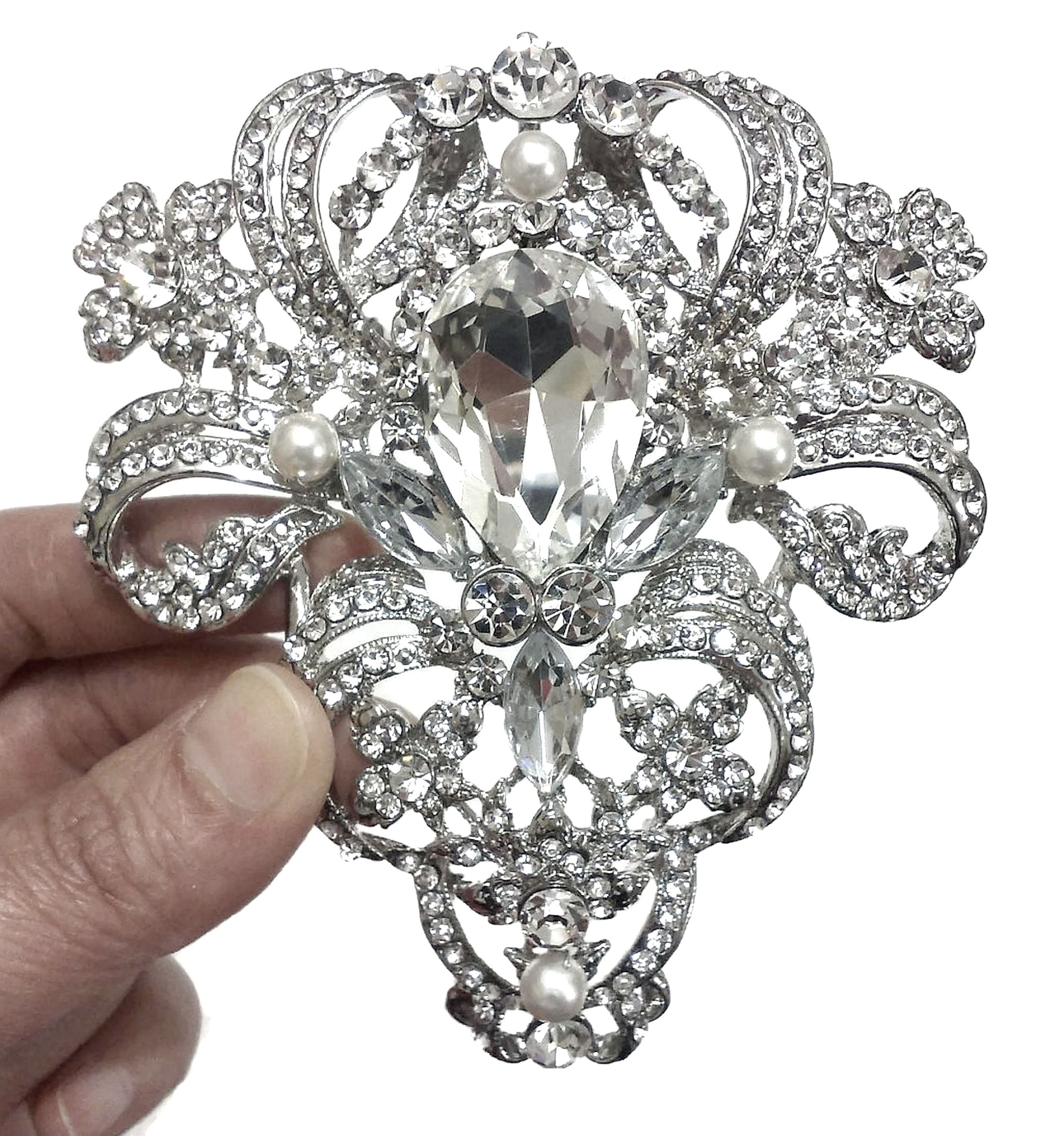 Victorian Wedding Broach, Statement Bridal Brooch Pin, Regency Wedding ...