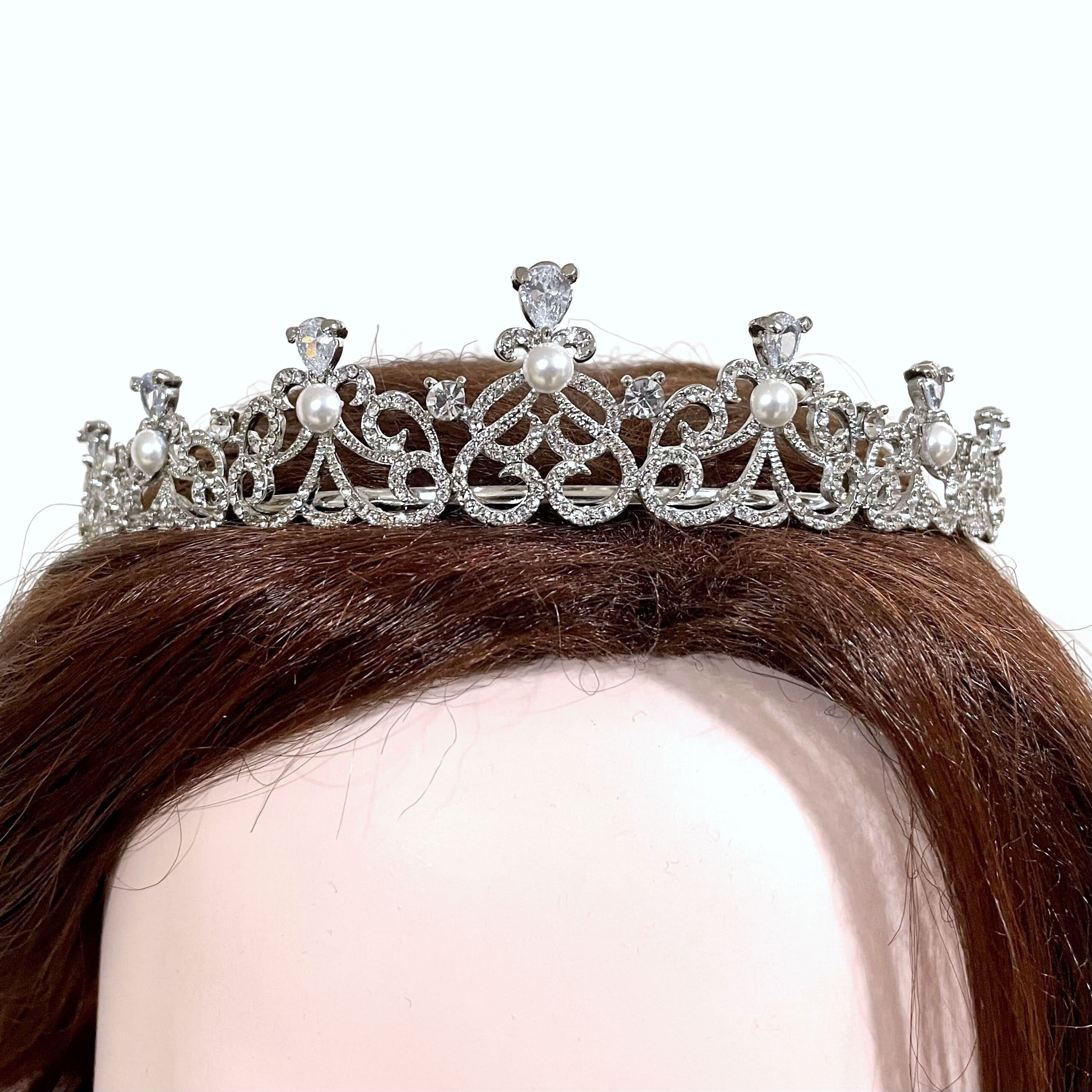 Royalty Bridal Tiara, Princess Hair Crown, Victorian Vintage Style ...