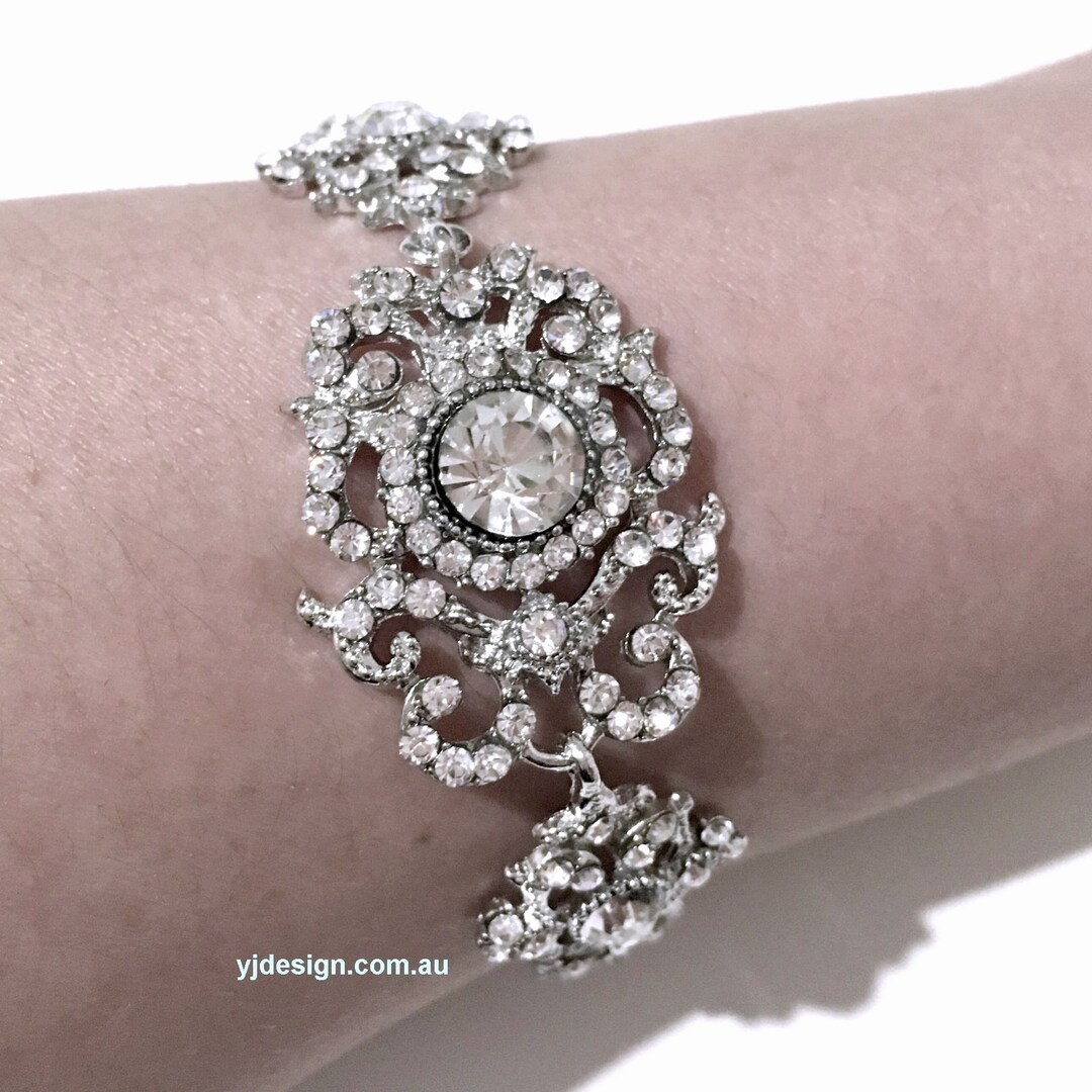 Victorian Bridal Bracelet, Vintage Style Regency Wedding Bracelet ...