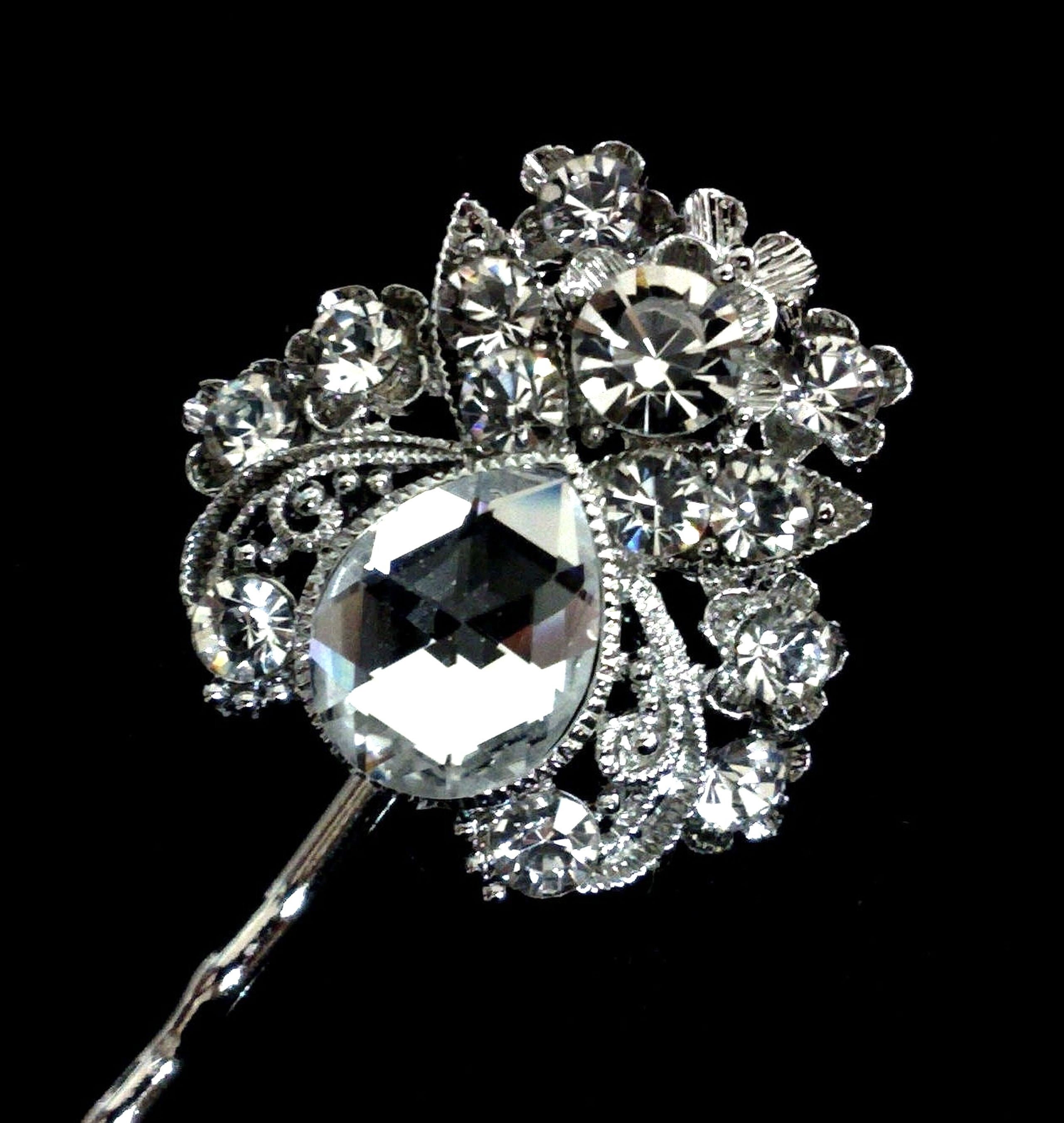 Art Deco Hair Pin, Crystal Bridal Hair Jewelry, Boho Wedding Bridal ...