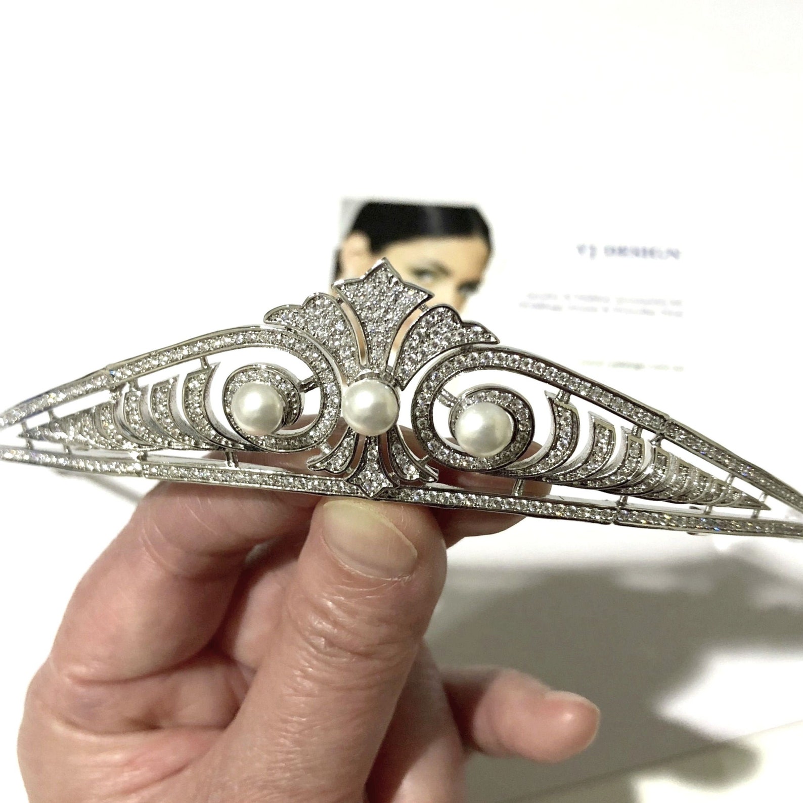 Gatsby Wedding Tiara Art Deco Bridal Tiara Vintage Style - Etsy