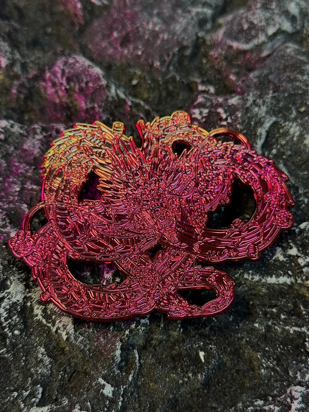 Cyberpunk Pin Cyberpunk Badge Anime Pin Dragon Pin High Quality Pin