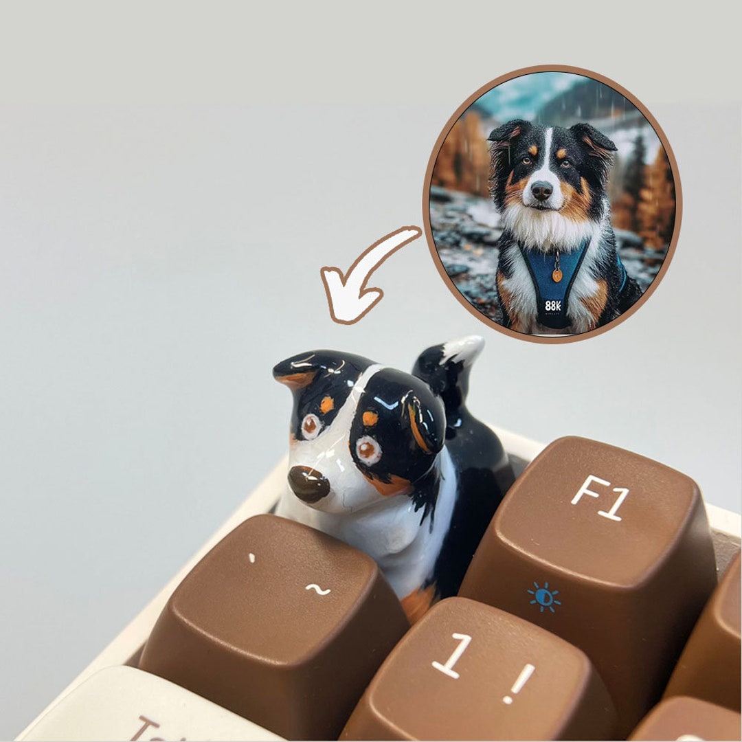 Custom Pet Keycap Custom Hand Painted Keycaps From Your Image Artisan ...