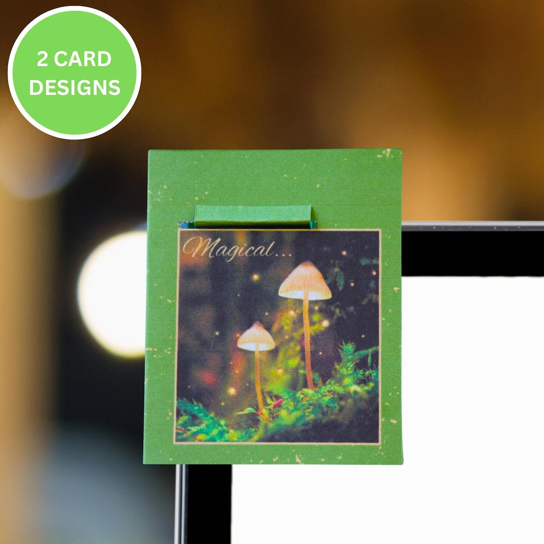 Whimsical Card Template, Printable Whimsical Card Templates, Digital ...