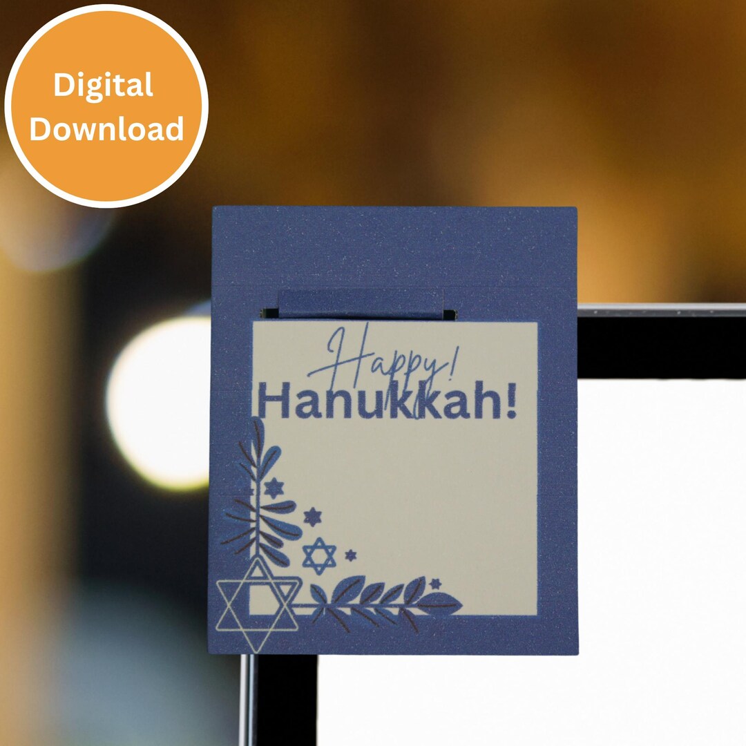 Printable Hanukkah Cards, Editable Chanukah Notes, Hanukkah Greeting ...