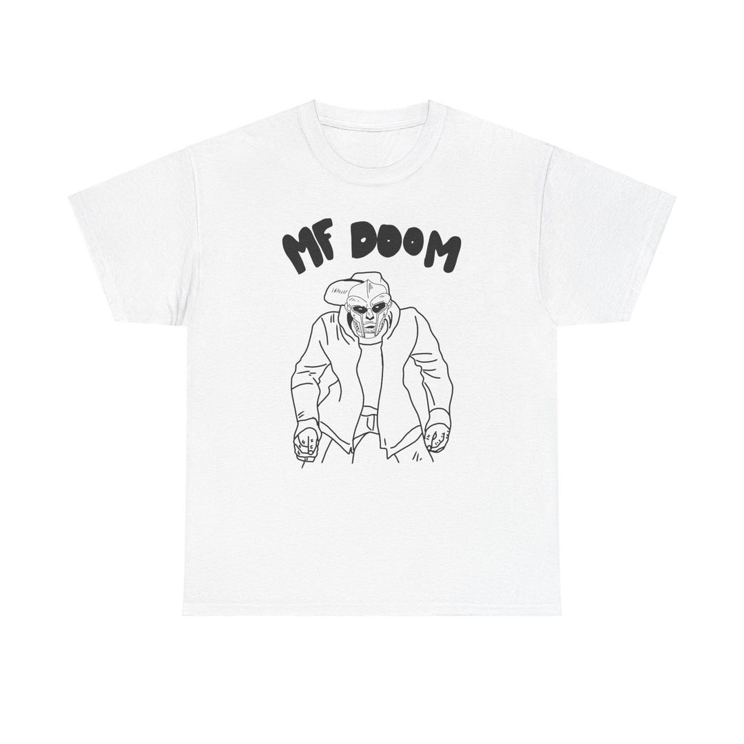 Vintage MF Doom Shirt, Mf Doom Artwork Tshirt, Madvillain All Caps ...