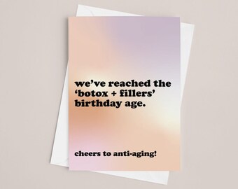Botox Birthday Card | Etsy