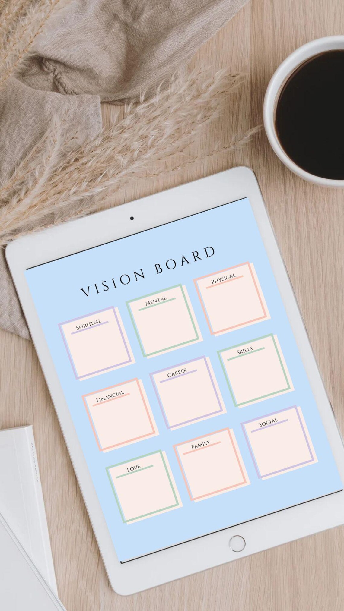 Minimal Vision Board - Etsy