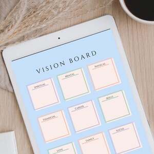 Minimal Vision Board - Etsy