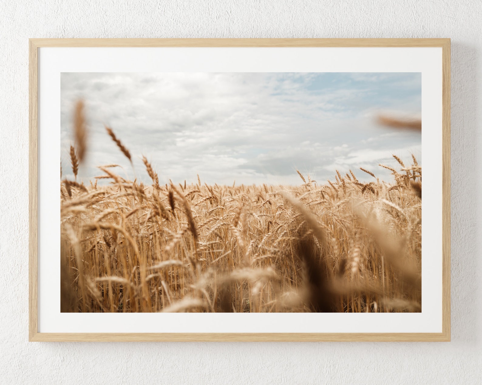 Kansas Wheat Field Landscape Wall Art Photograph - Etsy