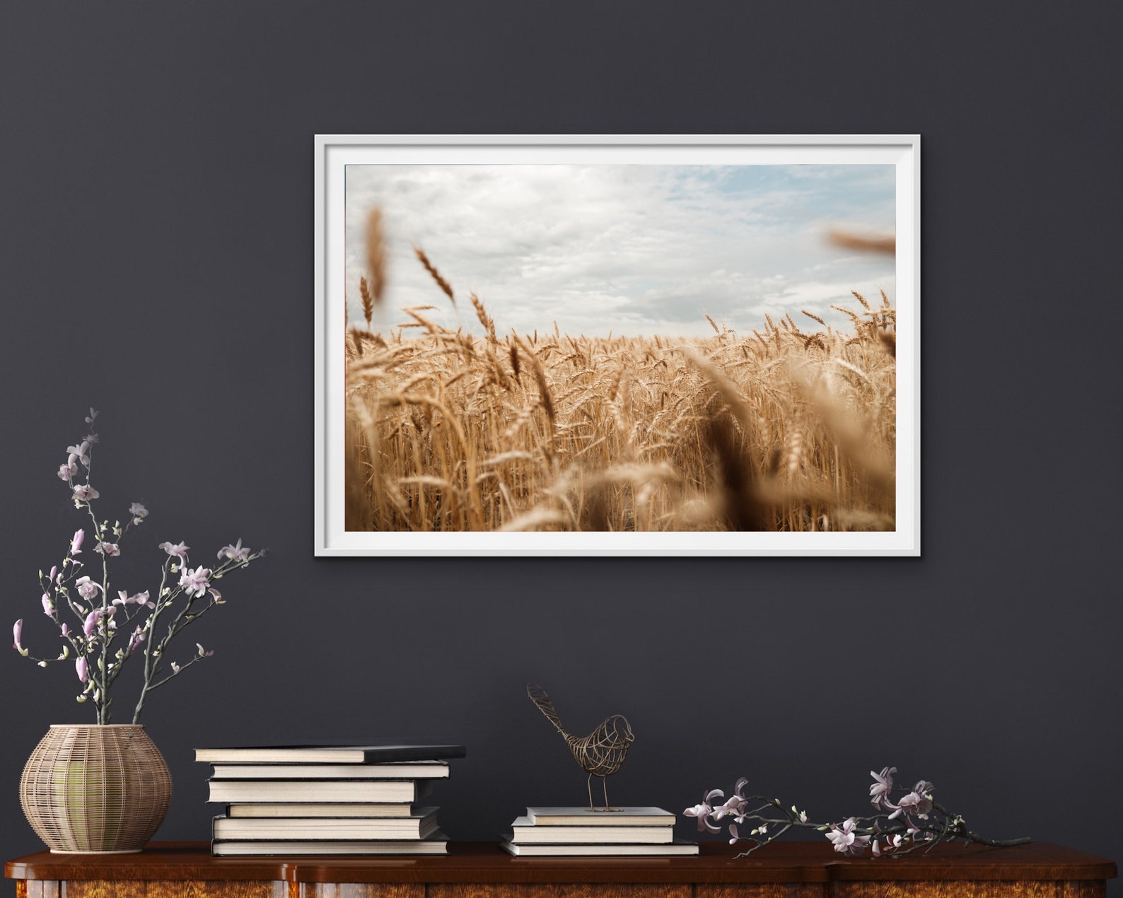 Kansas Wheat Field Landscape Wall Art Photograph - Etsy