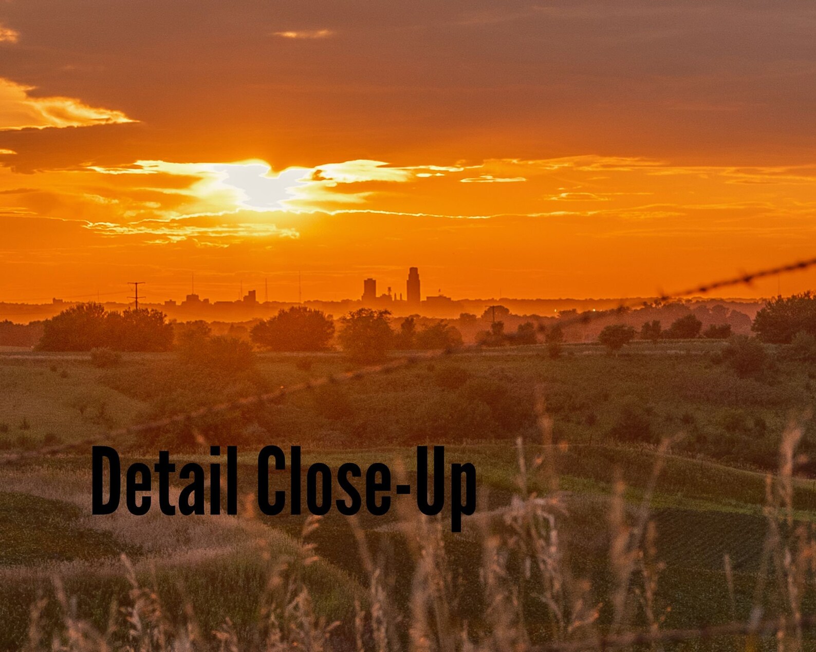 Extra Large Country Landscape Photograph of Omaha, Nebraska - Etsy