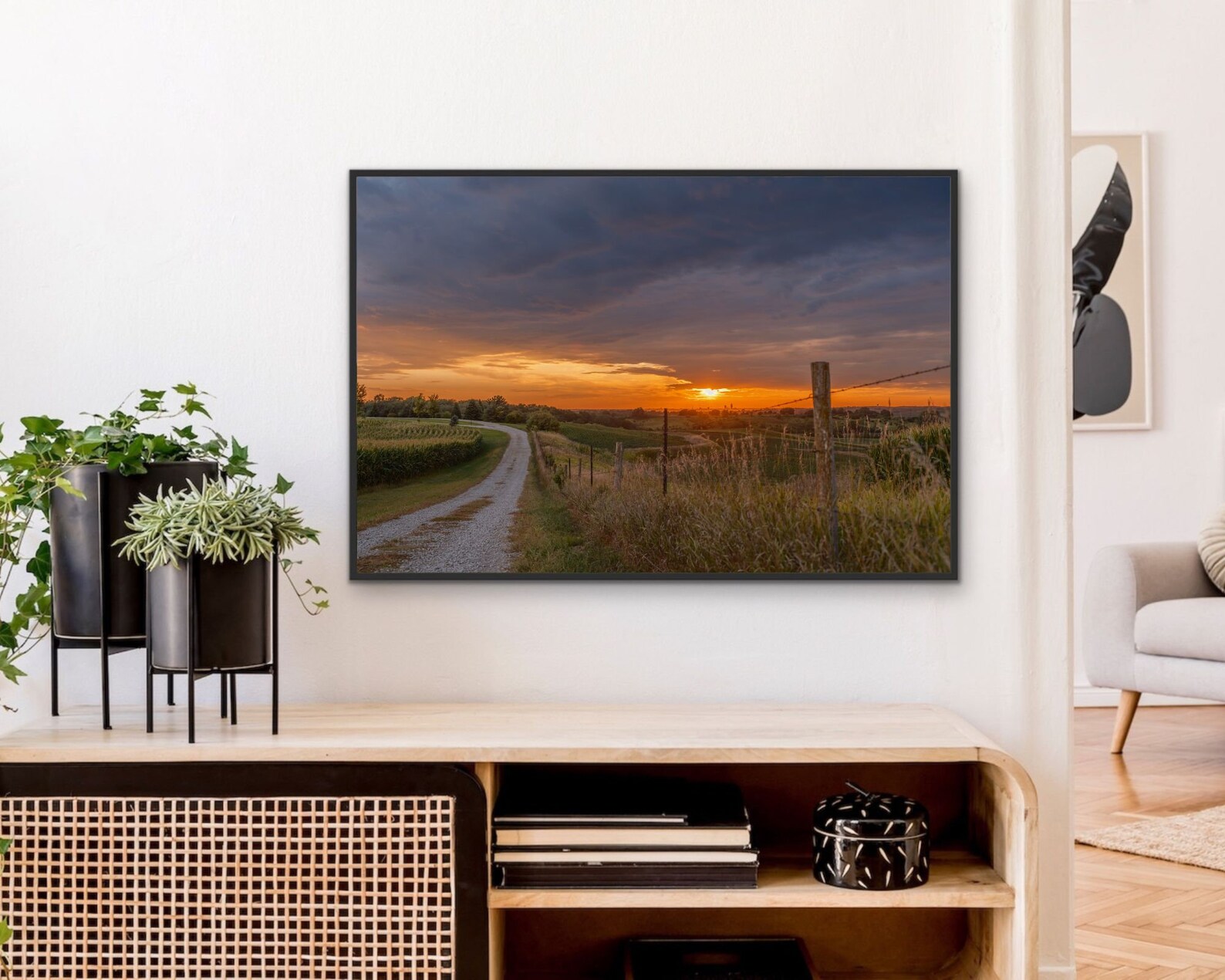 Extra Large Country Landscape Photograph of Omaha, Nebraska - Etsy