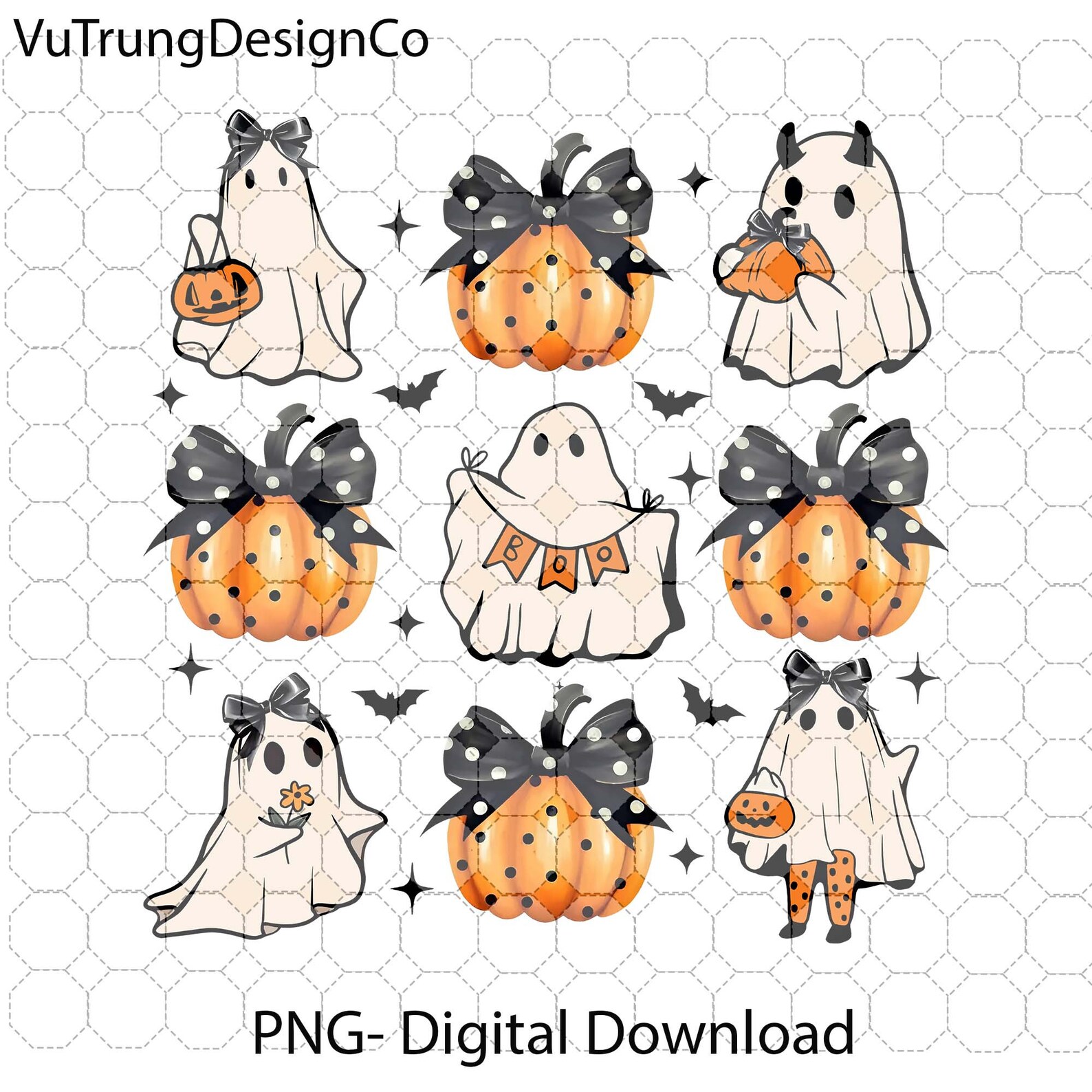 Coquette Halloween Png, Boo Halloween Png, Cute Ghost Png, Spooky ...