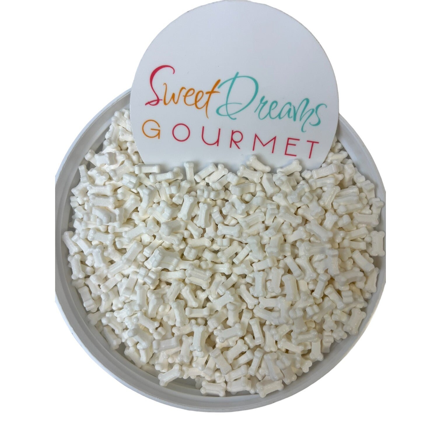 Bone Shaped Thick Sprinkles- White - Etsy