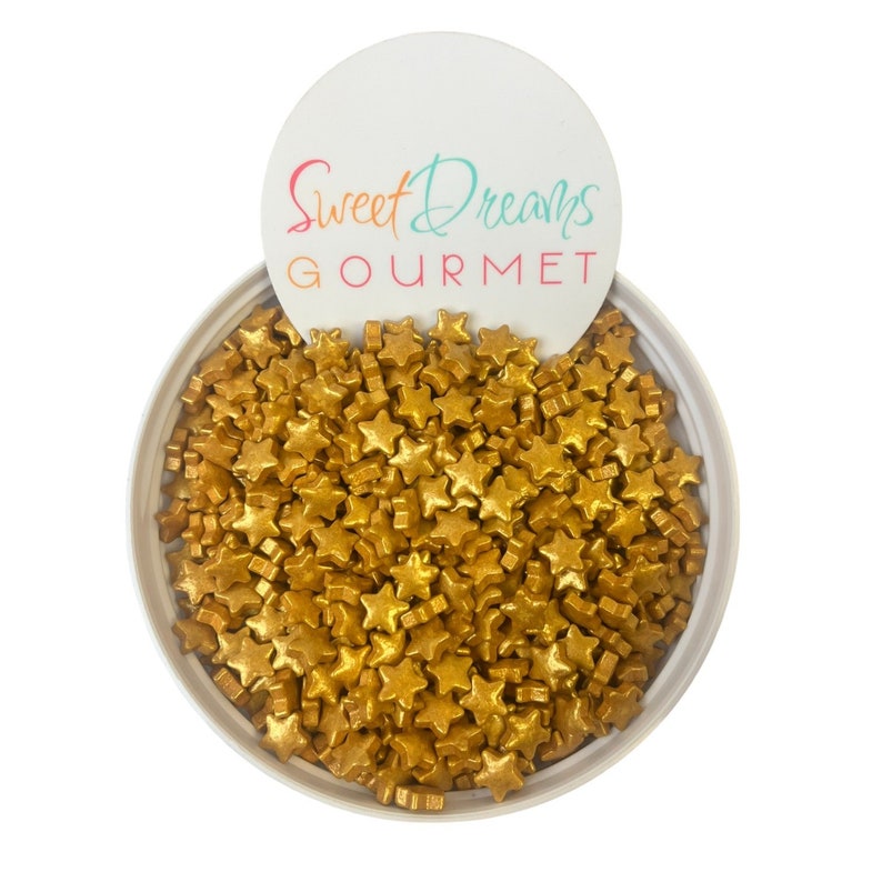Gold Star Shaped Thick Sprinkles - Etsy