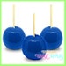 Royal Blue Plain Candy Apples- 12 per Set/ 1 Dozen - Etsy